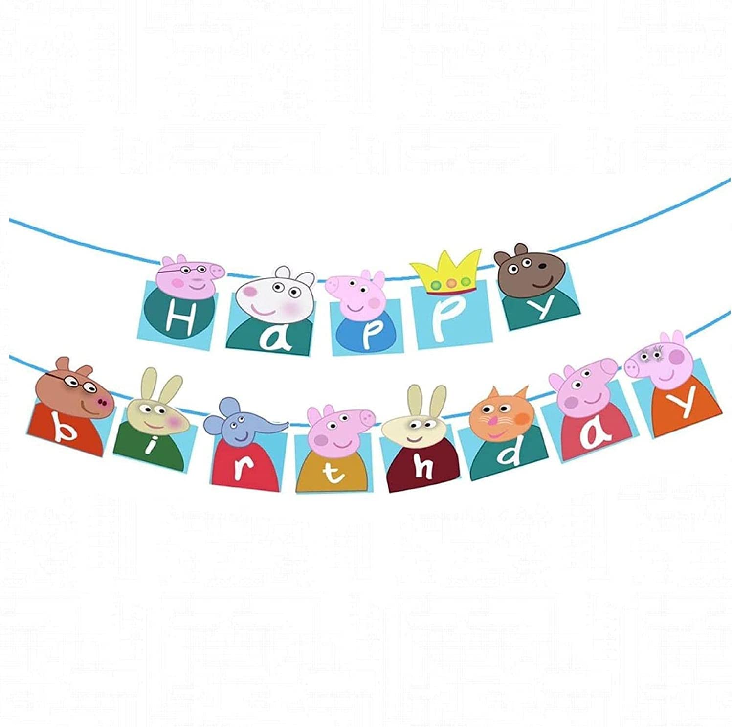 Peppa Pig Happy Birthday Banner - Highland Store